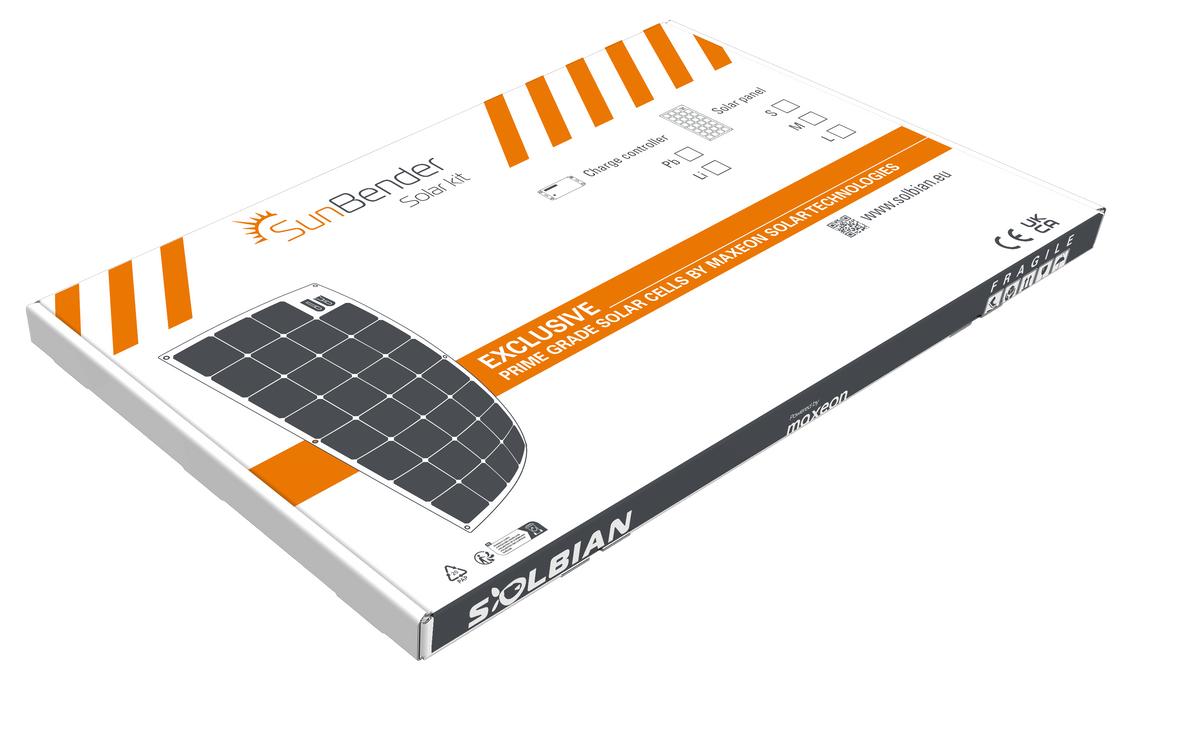 SunBender kit S 52 Watt 4S LiFePO4 14.2 volt – Genasun Europe by DSB Power