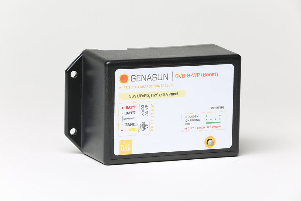 Genasun GVB-8 Lithium 42.6 Volt WP MPPT – Genasun Europe