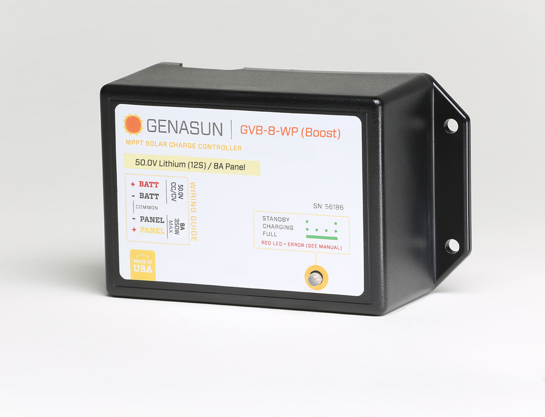 Genasun Lithium Boost MPPT stepup solar charge controllers – Genasun Europe